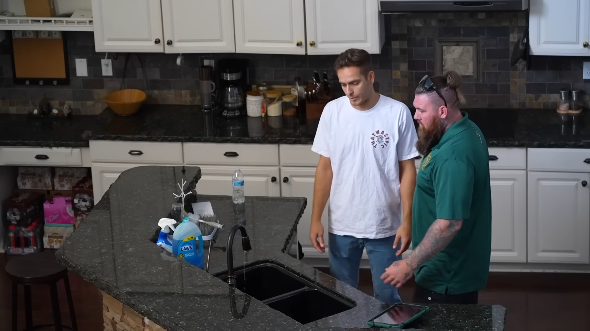Hiring a plumber to turn off my sink and tipping $500