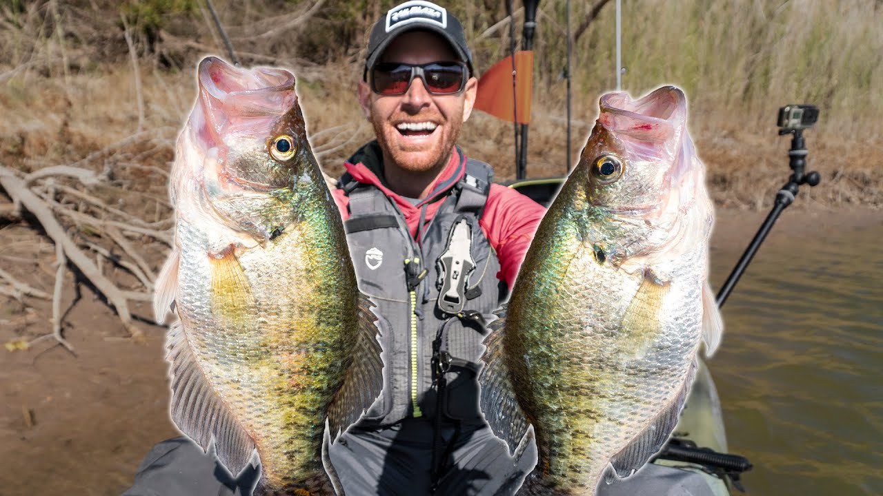 Crappie fishing under docks - non-stop action