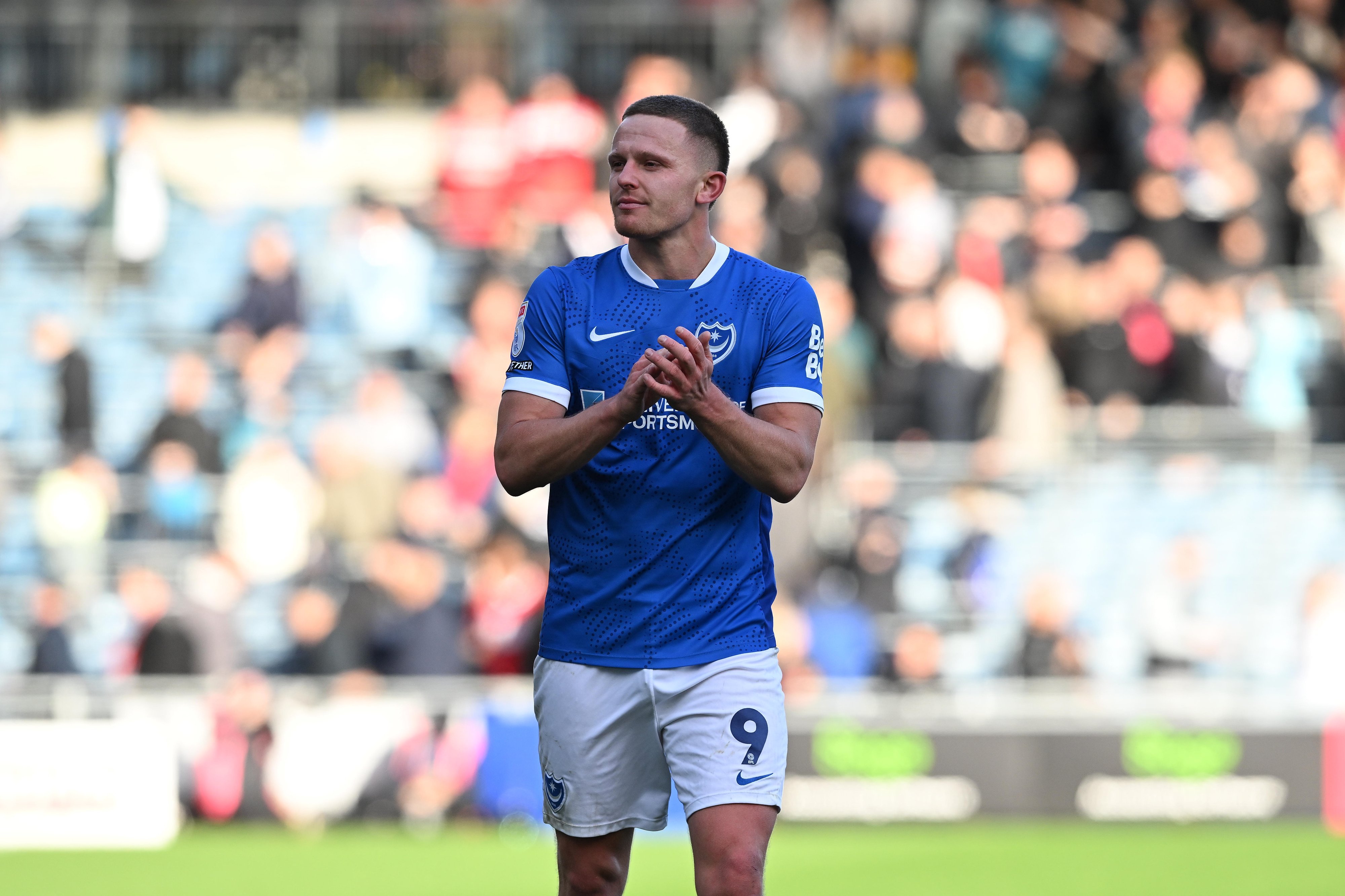 ‘I genuinely don’t care’: Portsmouth boss hands Colby Bishop vote of ...