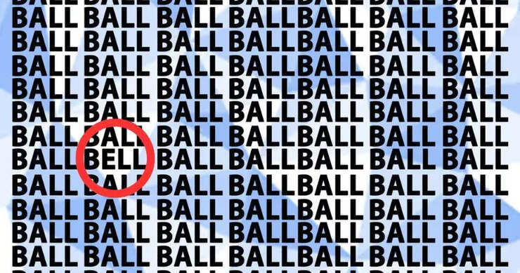 Optical illusion: Find the hidden word ‘Bell’ in this image