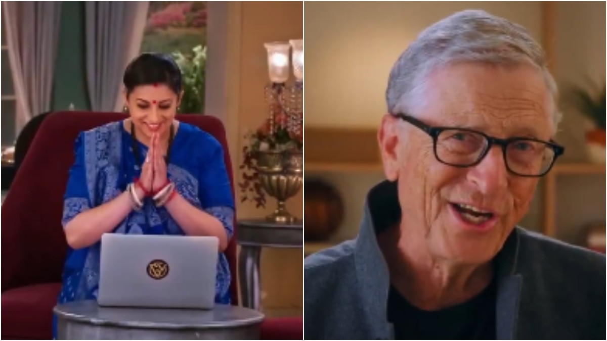 Smriti Irani's MacBook call with Microsoft's Bill Gates is the ultimate ...