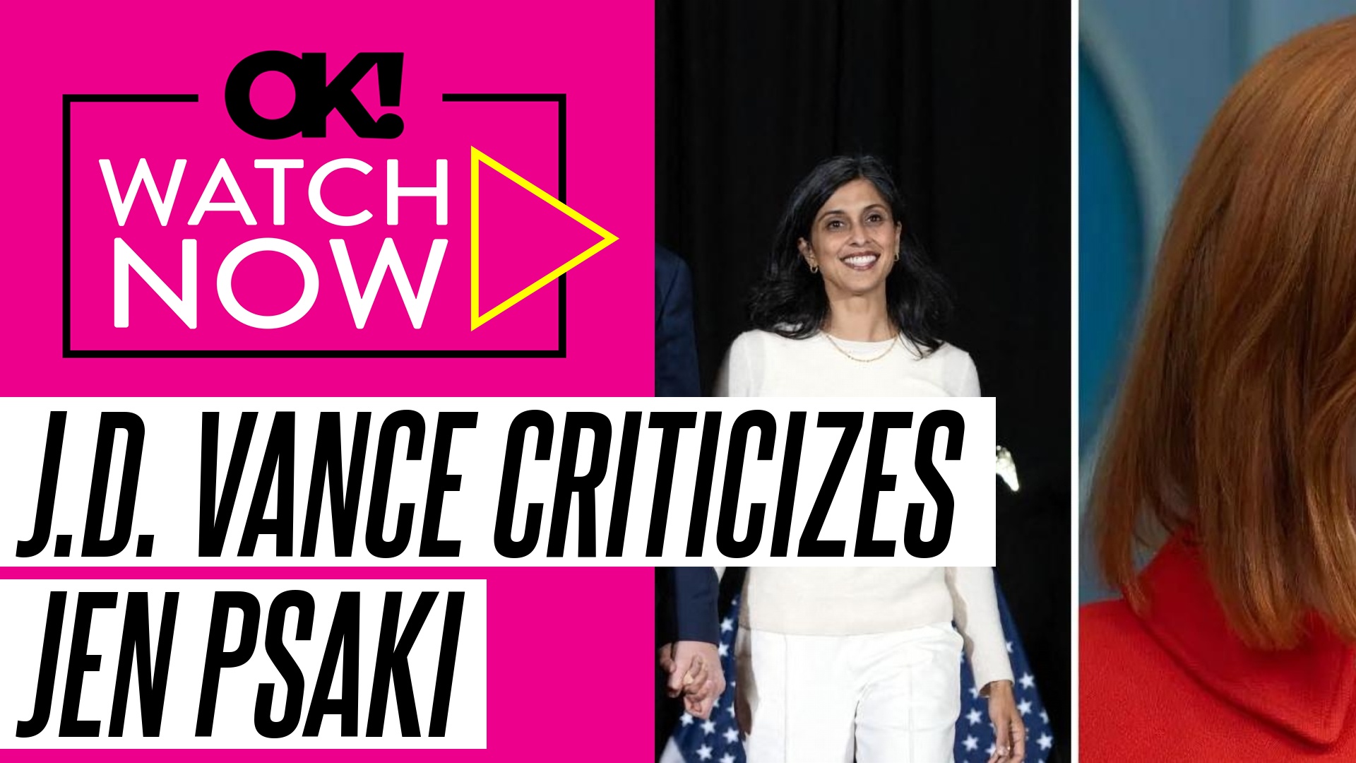 J.D. Vance Slams 'Disgraceful' Jen Psaki for Insisting His Wife Usha ...