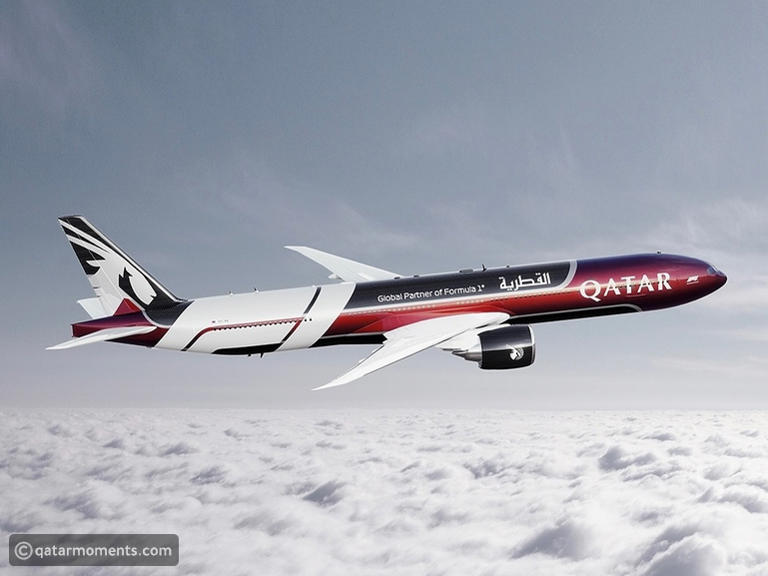 Qatar Airways Unveils New F1 Livery Created by Grammy-Winning Artist ...