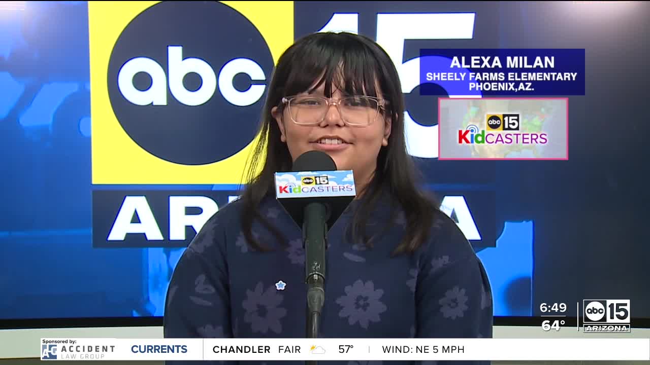 Kidcaster Akexa has your Friday morning forecast from Sheely Farms ...