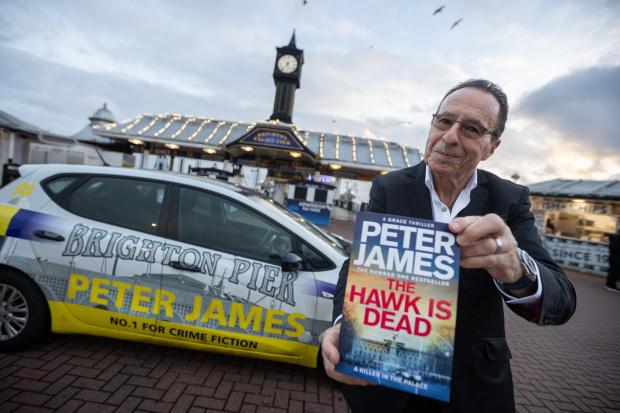 In pictures: Peter James launches royal crime novel