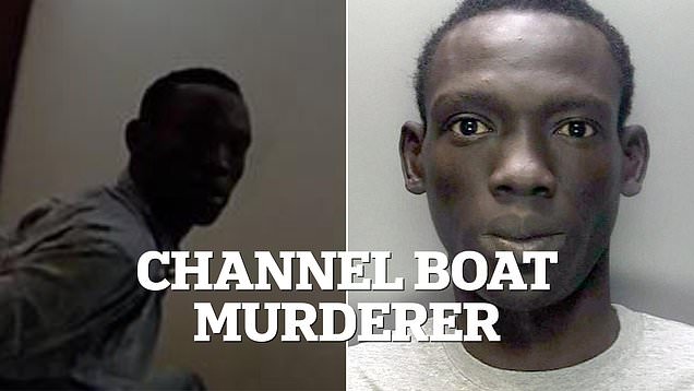 Moment police arrest asylum seeker Deng Chol Majek following murder