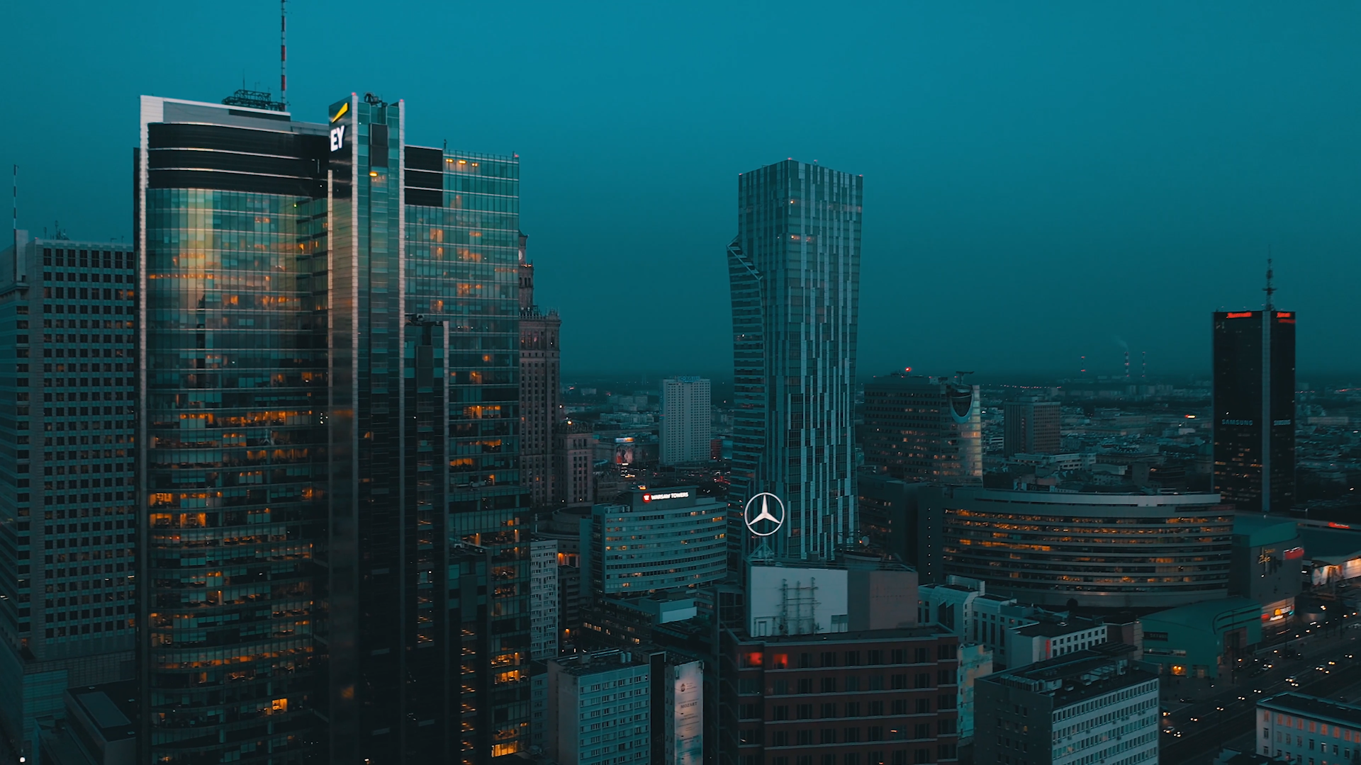 Aerial Views of Warsaw, Poland, Part 1