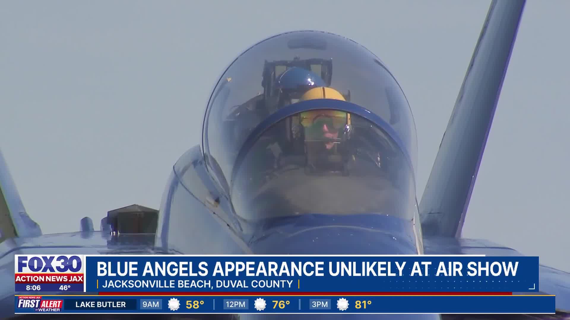 Final call on whether Blue Angels will fly in Jacksonville this weekend ...
