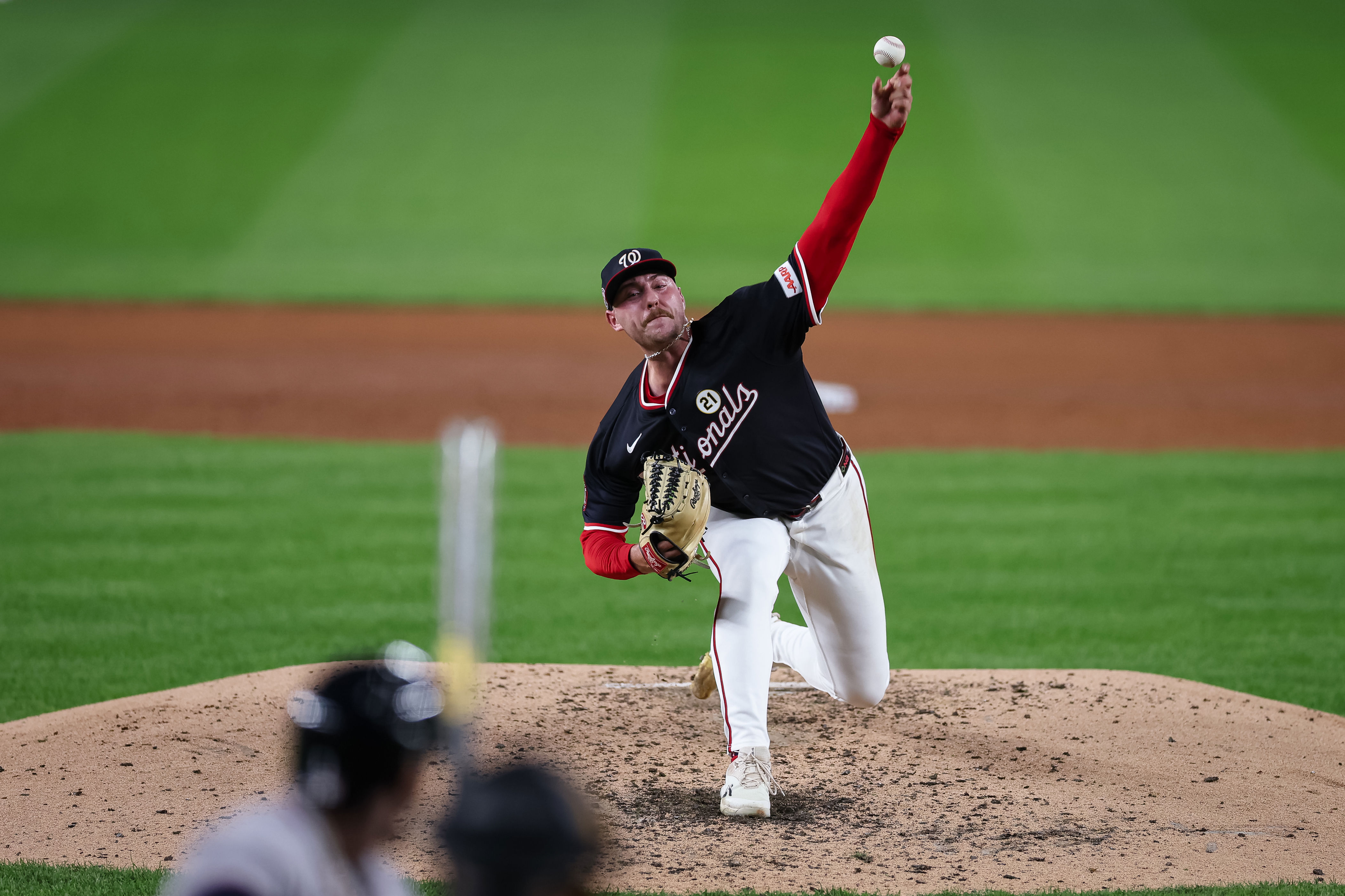 Mitchell Parker was one of several Washington Nationals pitchers to ...