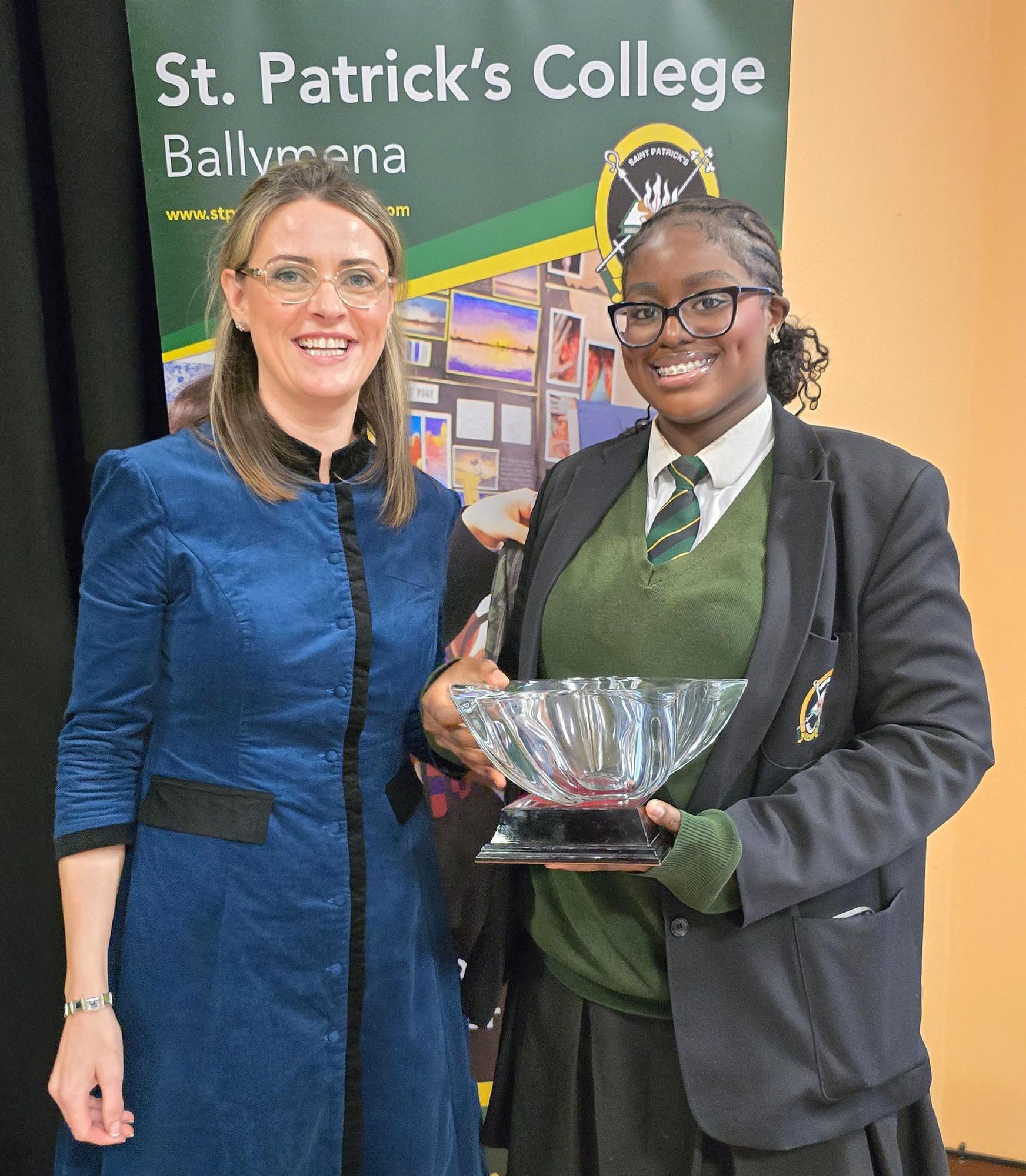 Annual prizegiving ceremony celebrated at St Patrick’s College in Ballymena