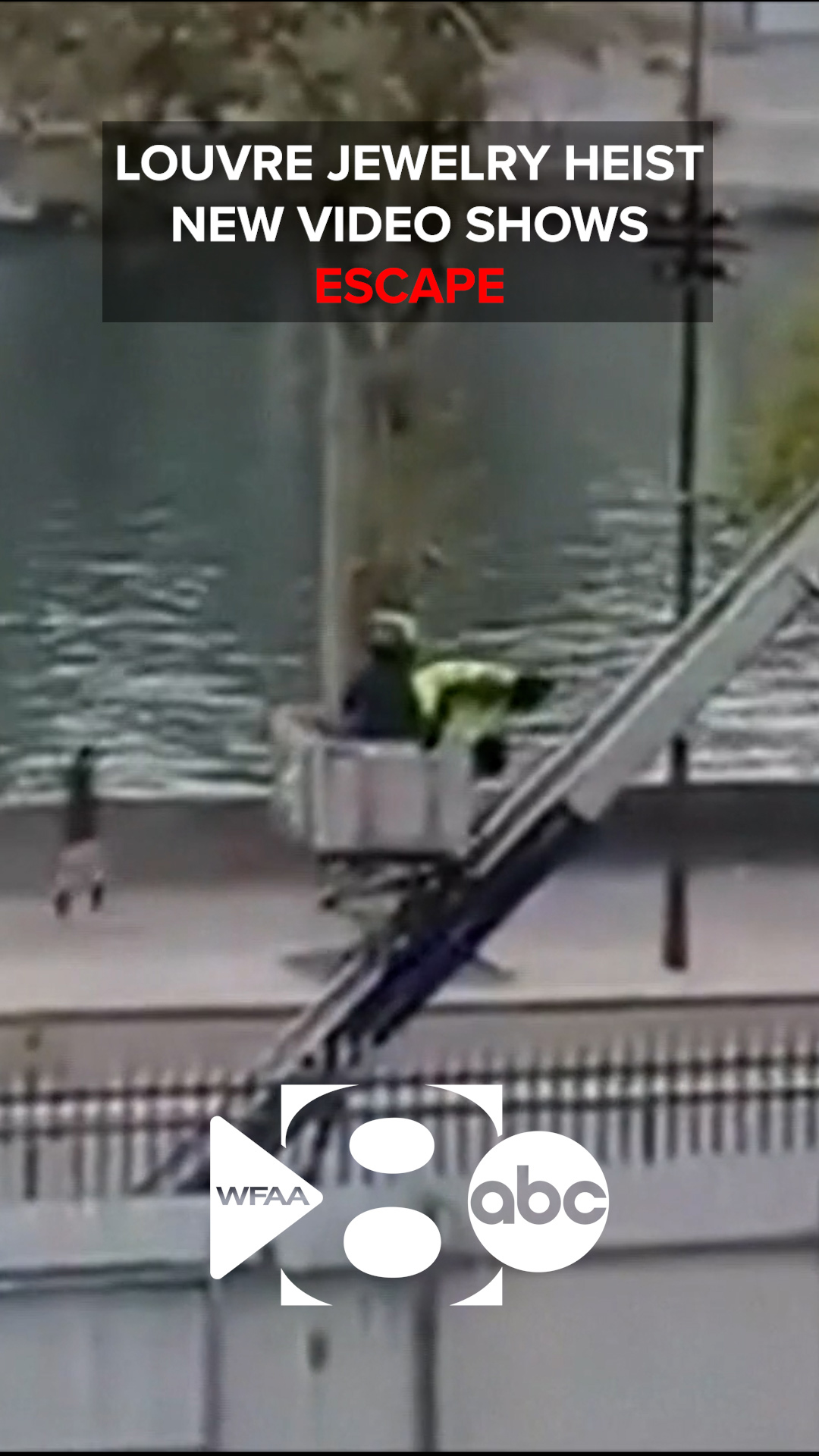 Louvre jewelry heist: New video shows escape