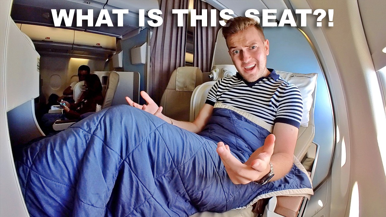 I finally flew Philippine Airlines' strange business class