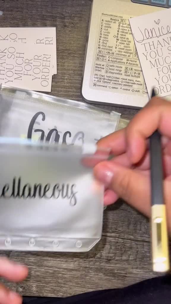 Packaging a Special Cash Stuffing Order With a Personalized Touch