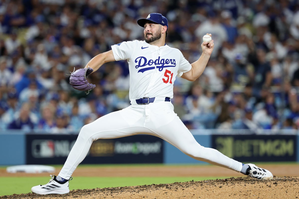 Dodgers pitcher Alex Vesia left off World Series roster to deal with ...