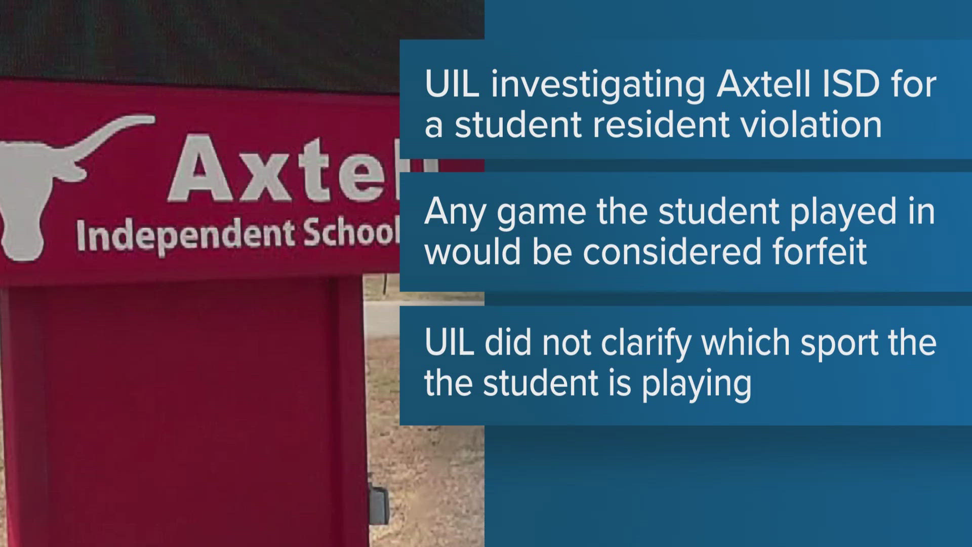 Axtell High School faces UIL meeting over player residency allegations ...