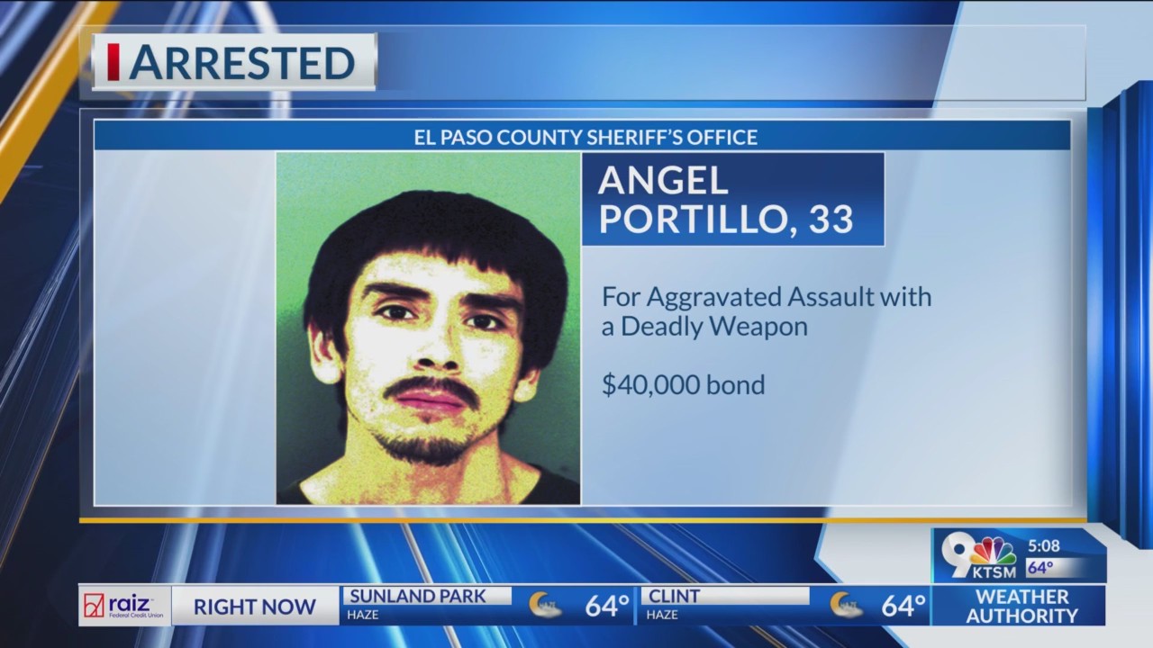 Man arrested for aggravated assault with a deadly weapon