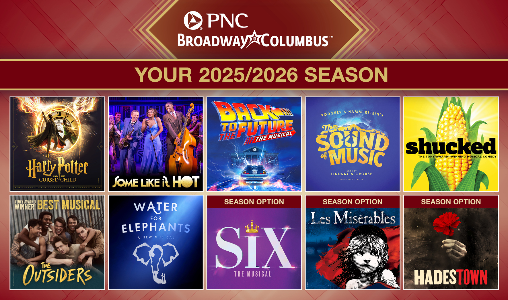 Broadway in Columbus: The Full 2025-26 Lineup at CAPA Ohio Theatre
