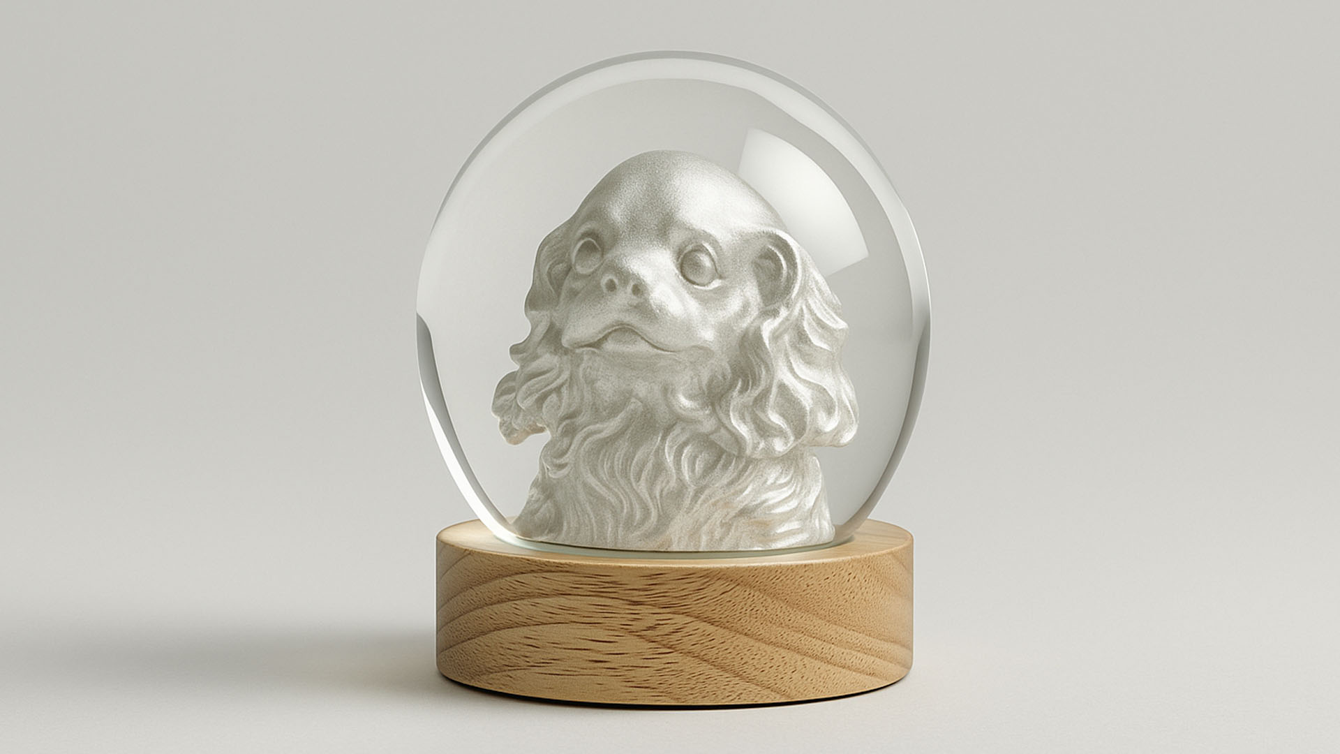 Making a Dog Ornament Inside a Resin Sphere