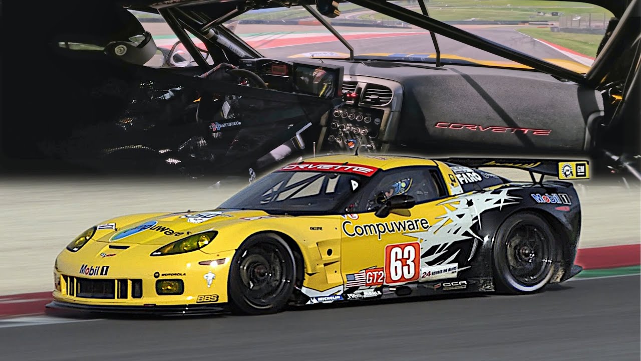 Corvette C6.R ZR1 Racecar Onboard and Engine Sound