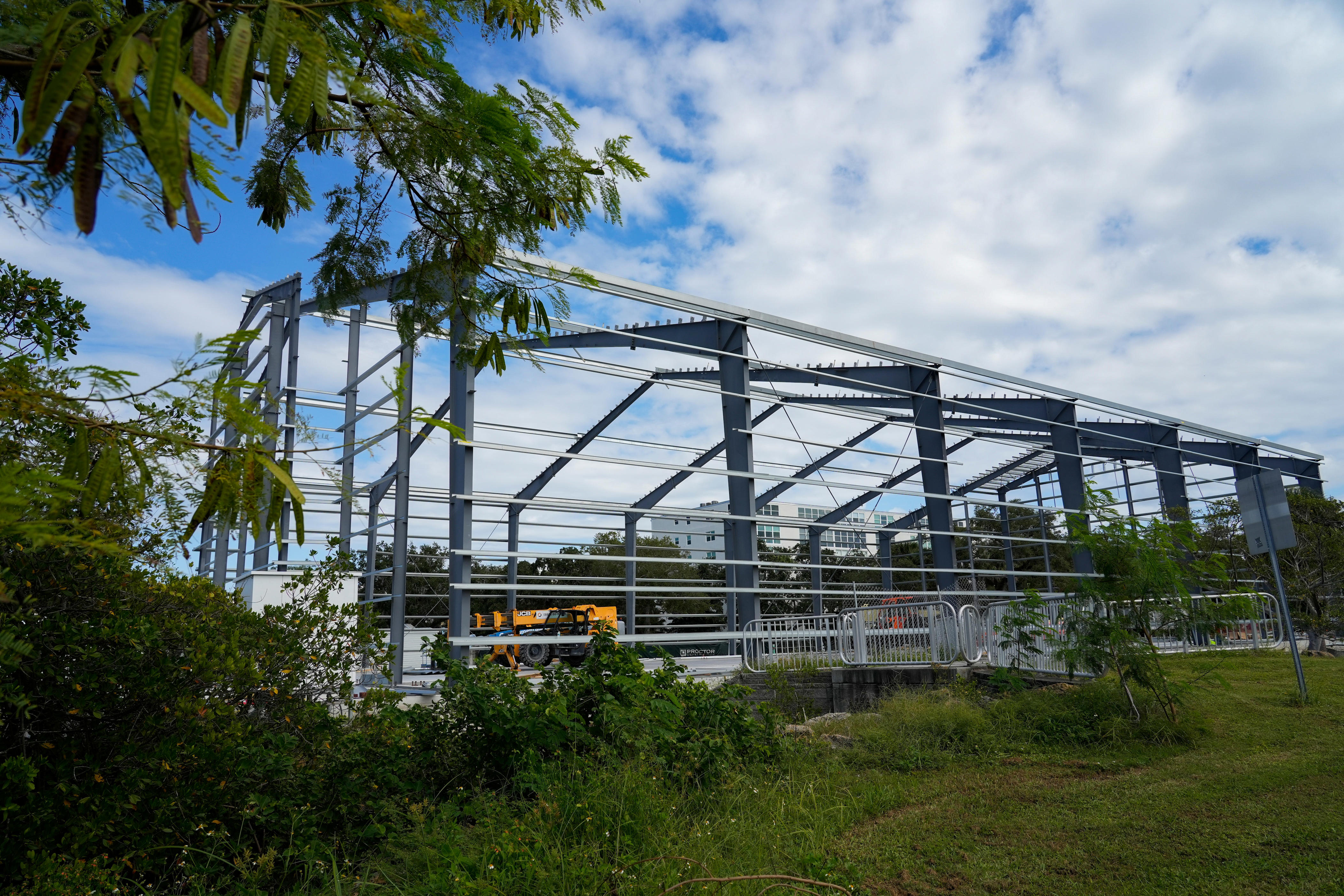 Vero Beach marina's dry boat storage facility is under construction