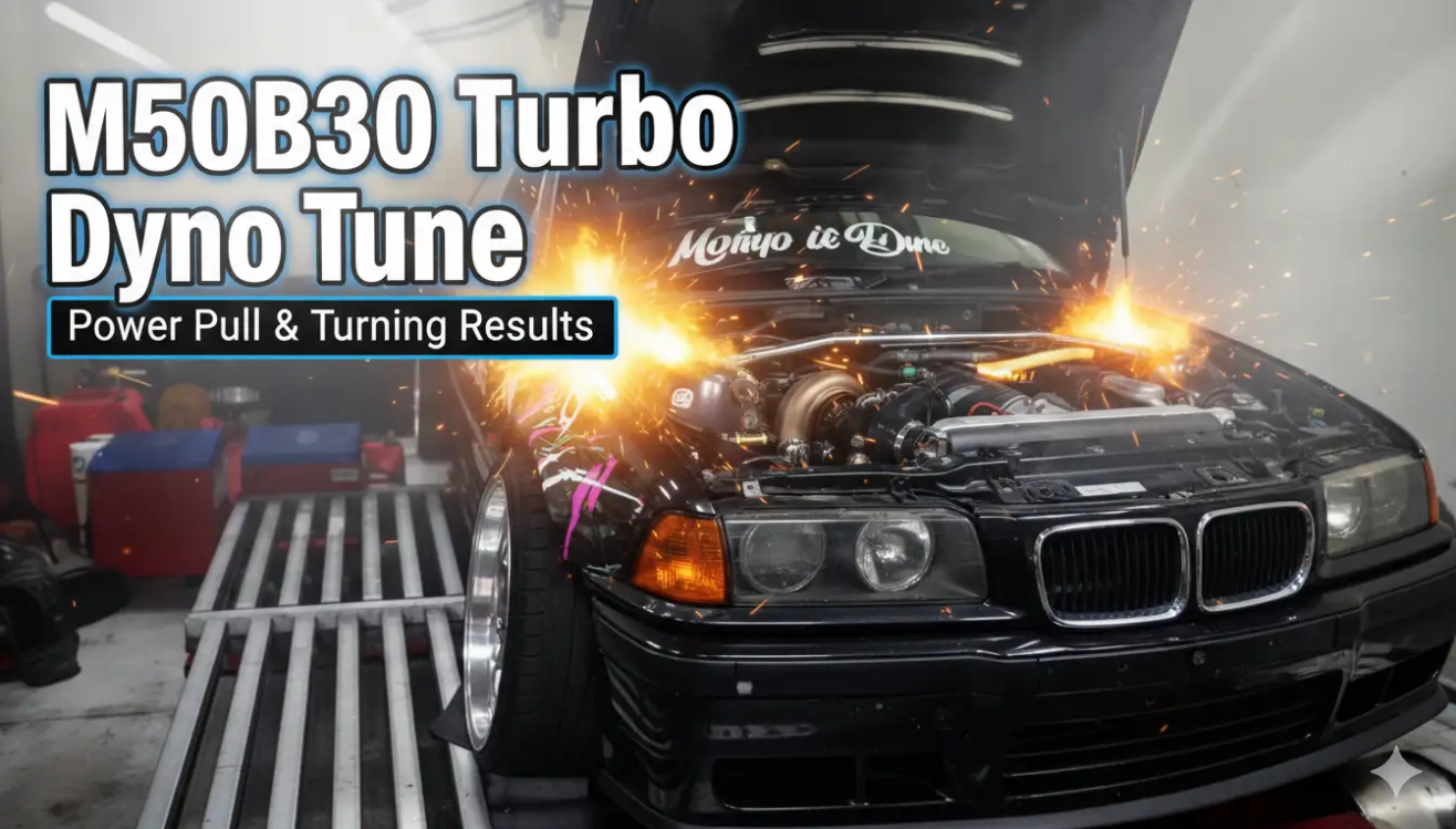 M50B30 Turbo Dyno Tune | Power Pull & Tuning Results