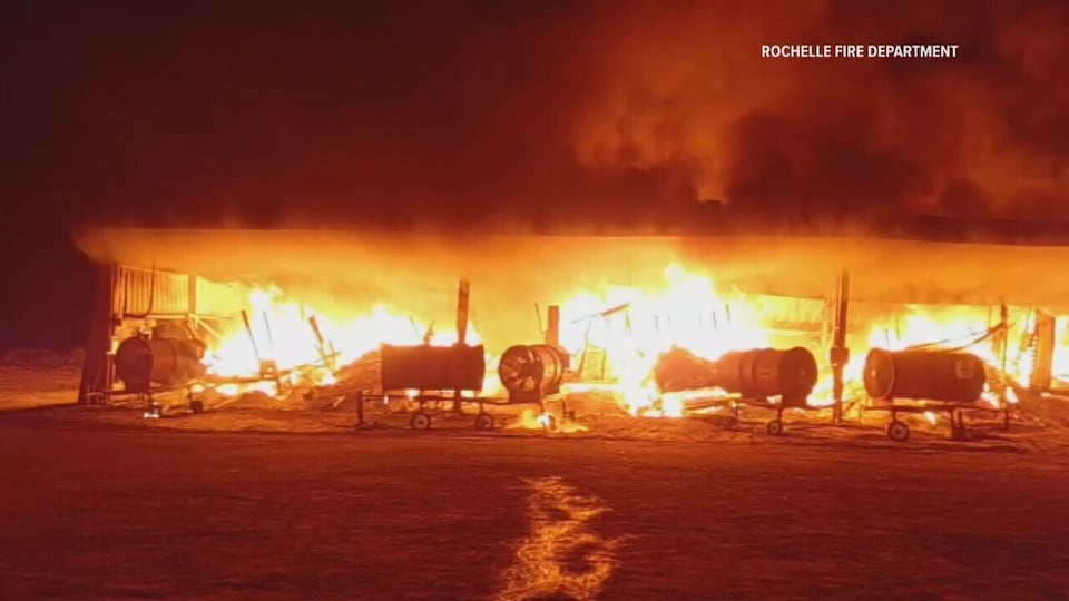 20 semitrailers filled with peanuts burn at south Georgia farm