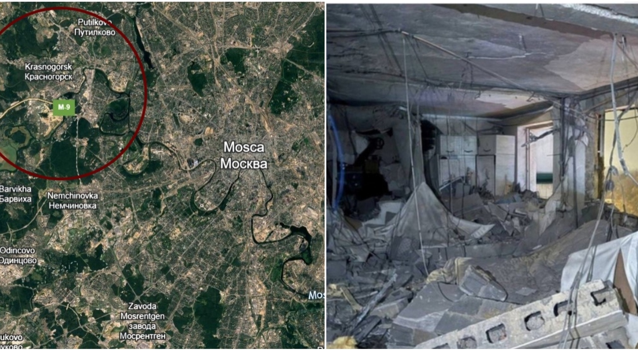 Mosca sotto attacco, drone colpisce un palazzo a Krasnogorsk (20 km ...