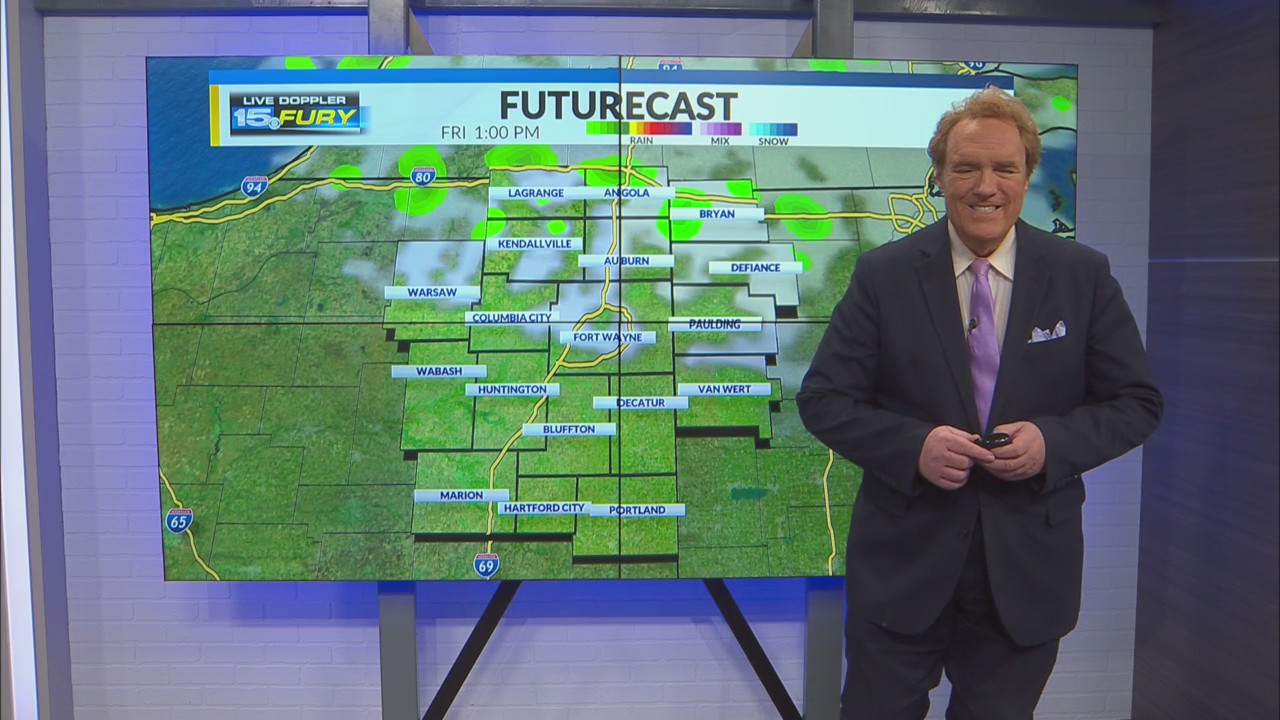 More sunshine this afternoon-another cool day