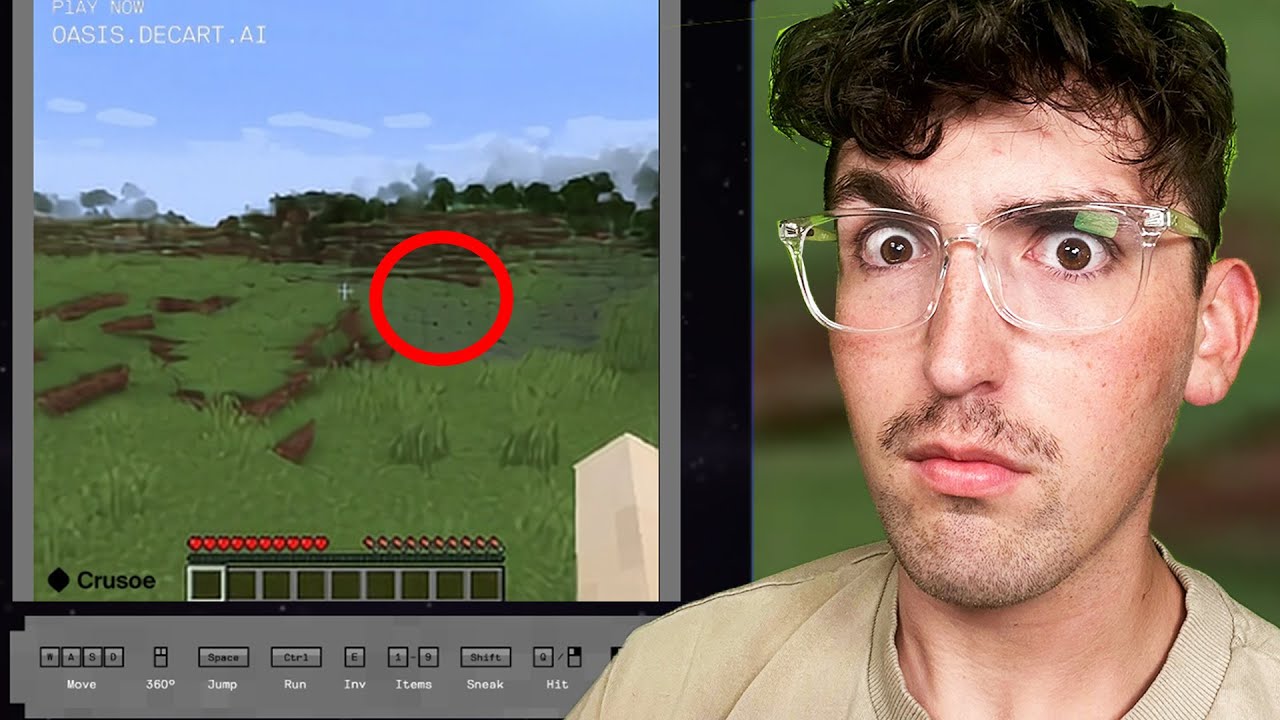 Survive the horrors of AI Minecraft