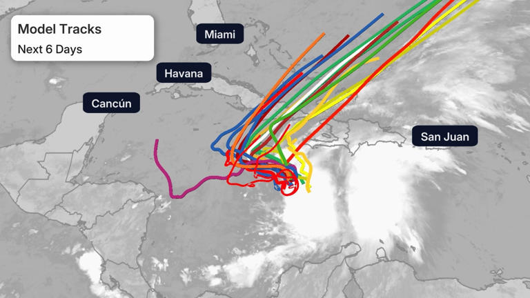 Hurricane Melissa Maps Tracker: Forecasts, Storm Tracks, Expected ...