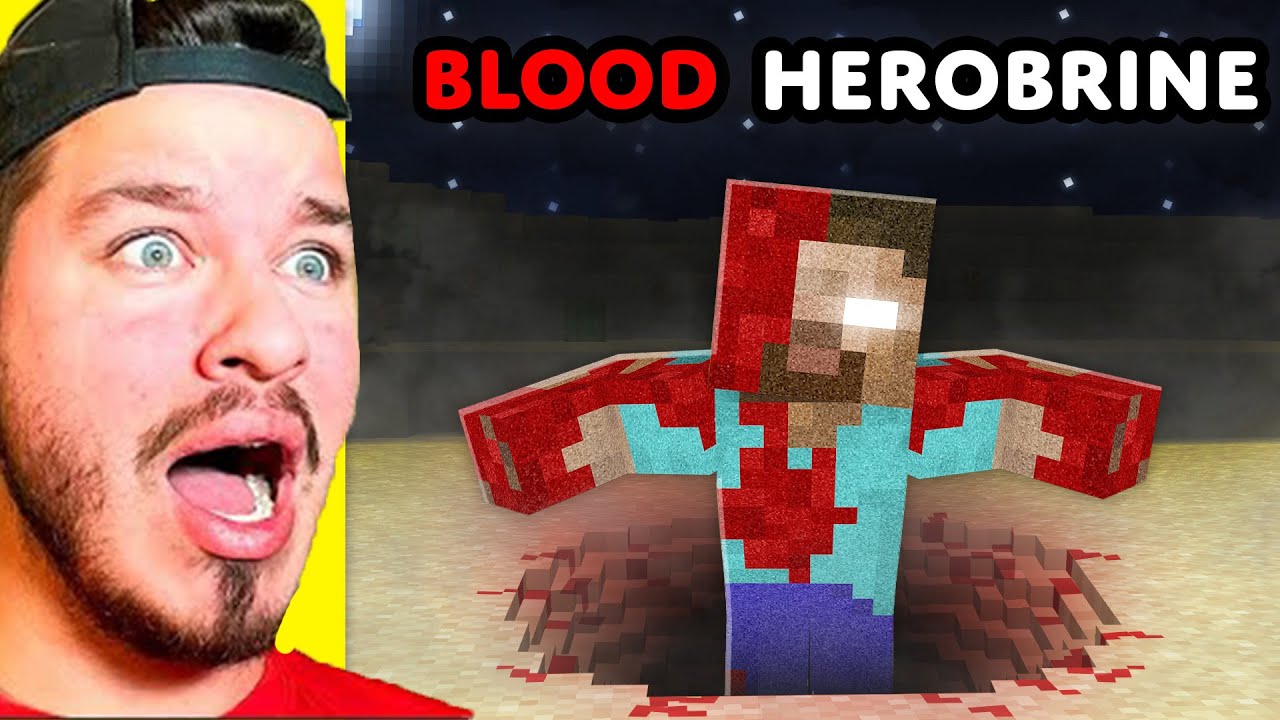 I Fooled My Friend with the Blood Herobrine Mod