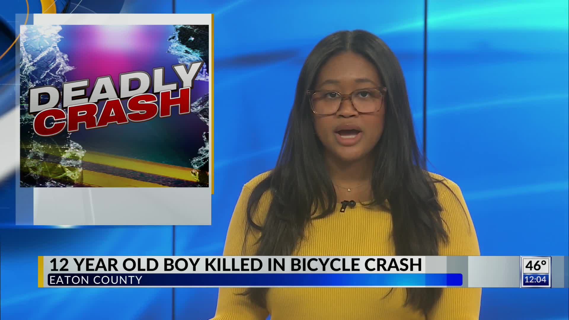 12 year-old old boy killed in bicycle crash