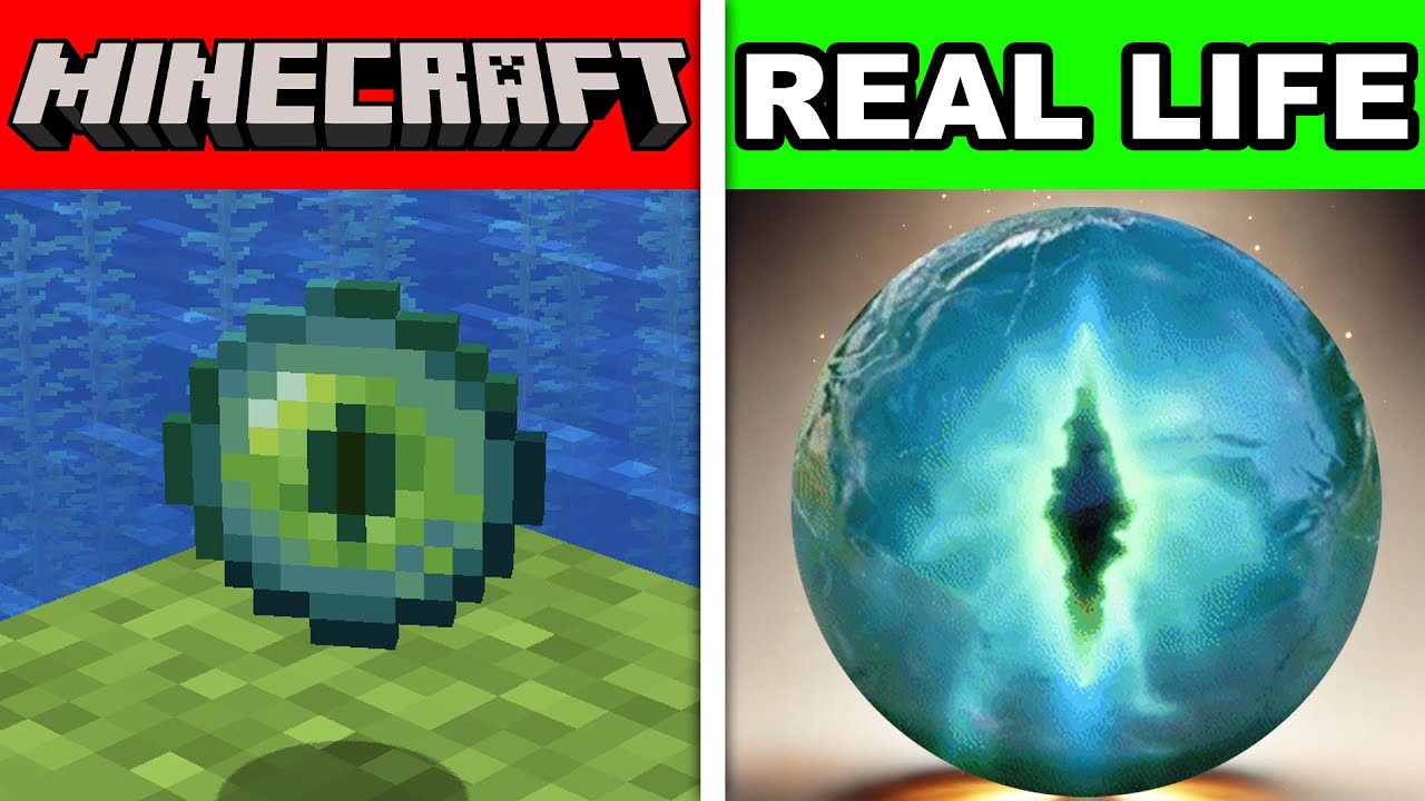 Minecraft in real life: Mobs, blocks, and items