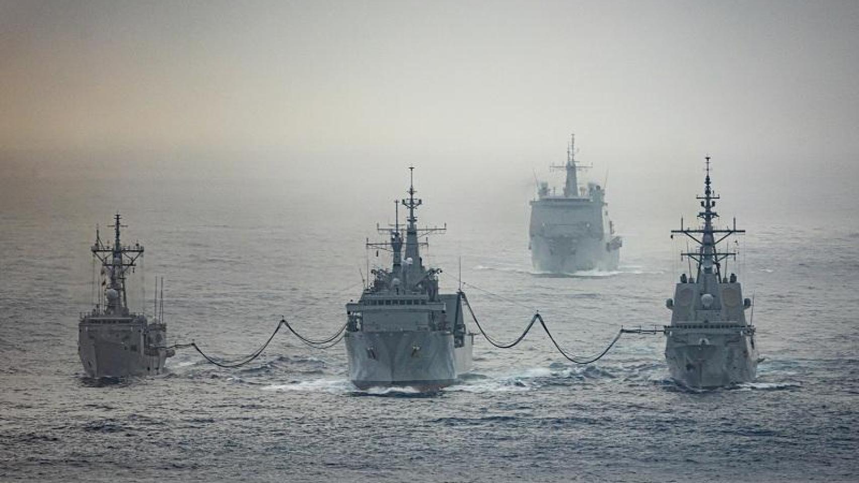 La fragata 'Almirante Juan de Borbón' regresa a Ferrol tras participar ...