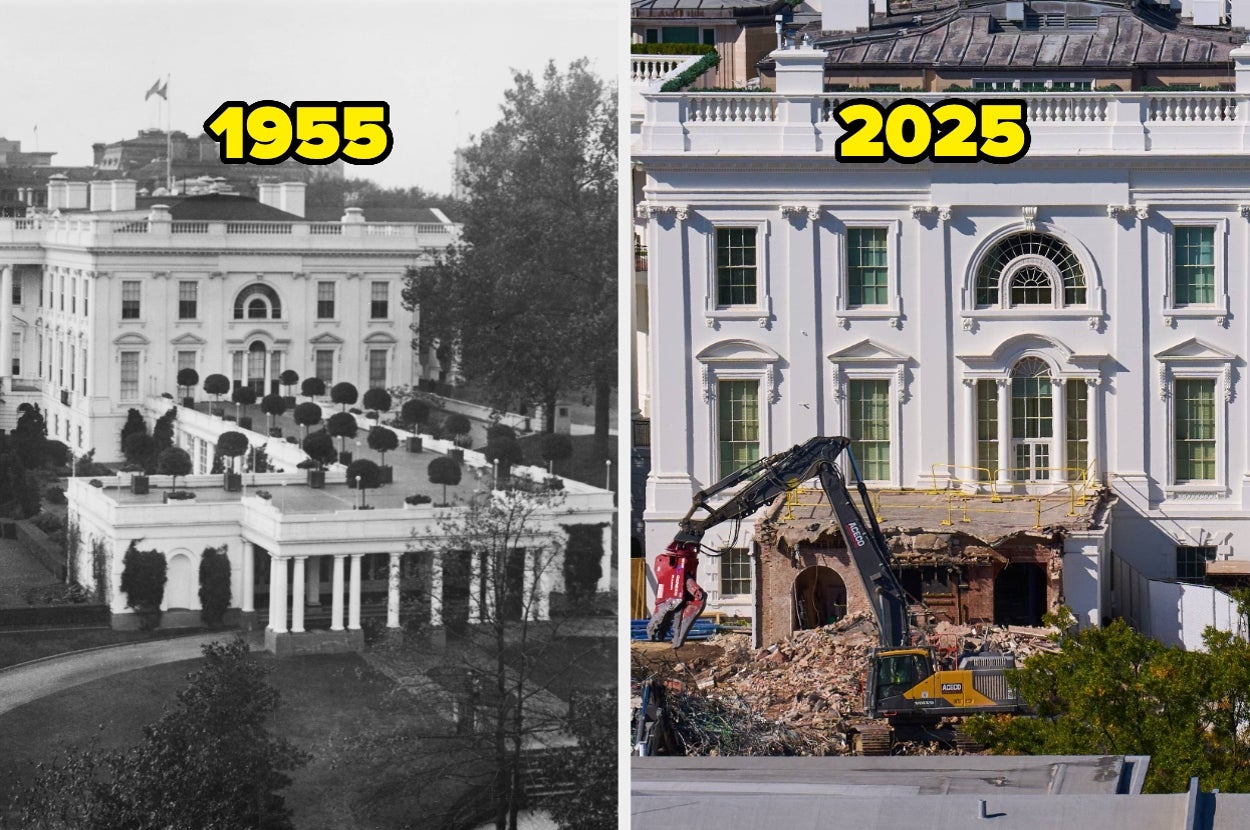 These Pictures Of The White House's East Wing Over The Last 132 Years ...