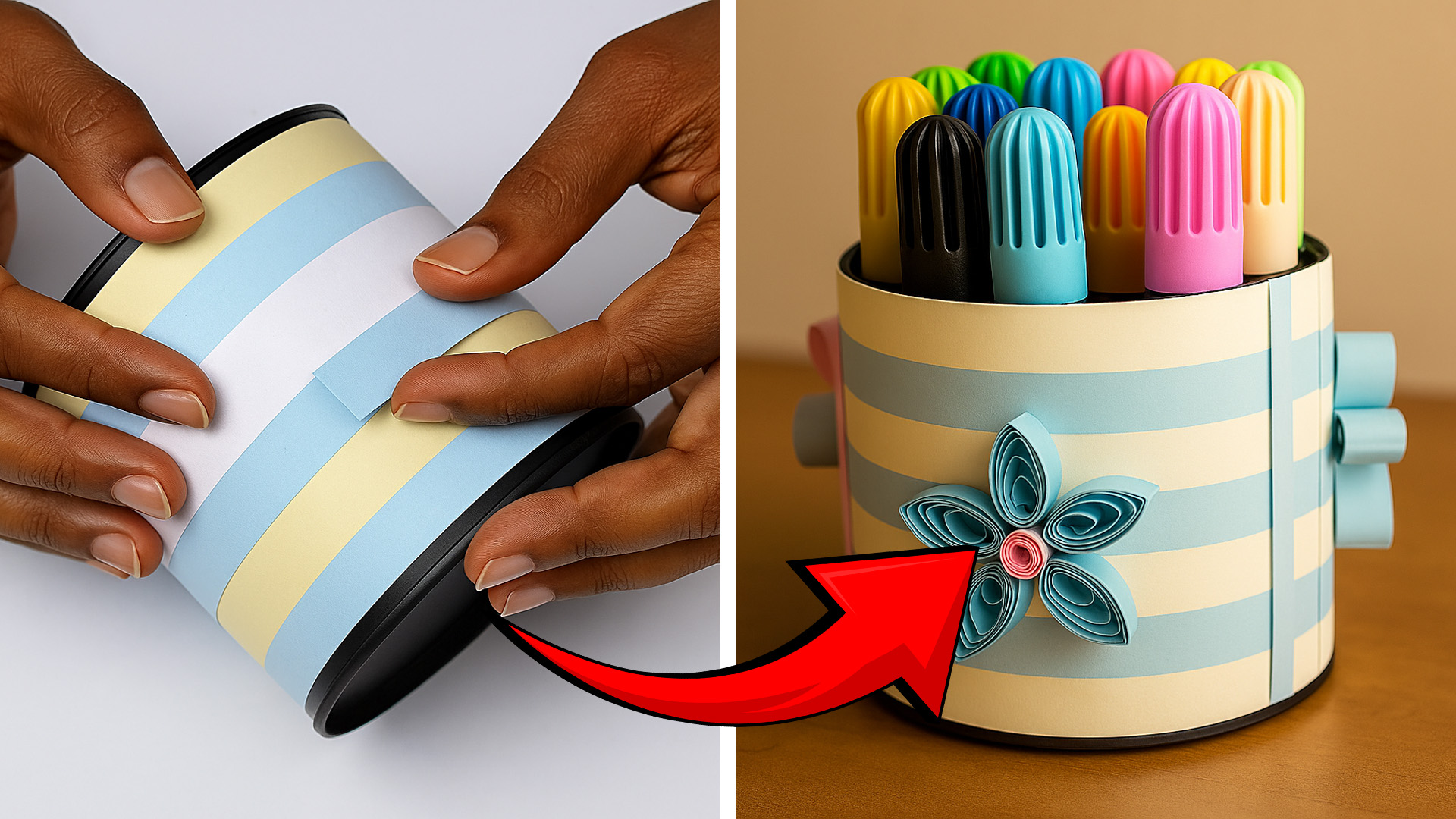 DIY Simple Pencil Holder