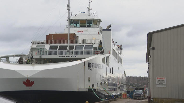 3rd ferry brought in as backup in case of breakdowns on NS.-PEI route