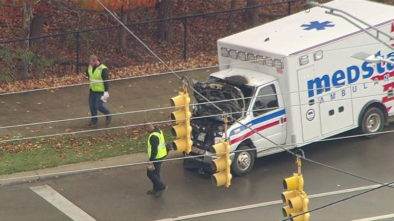 Stolen ambulance carrying patient and paramedic crashes in Novi