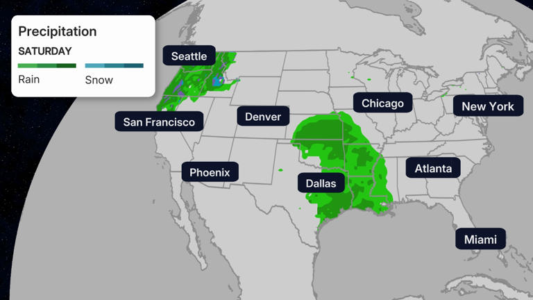 NCAA, NFL Football Weather Forecast: California Soaking, Blustery Northeast