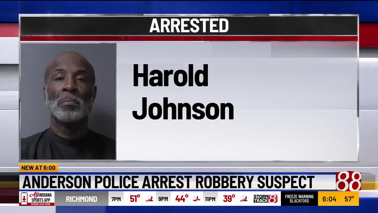 Anderson police arrest robbery suspect