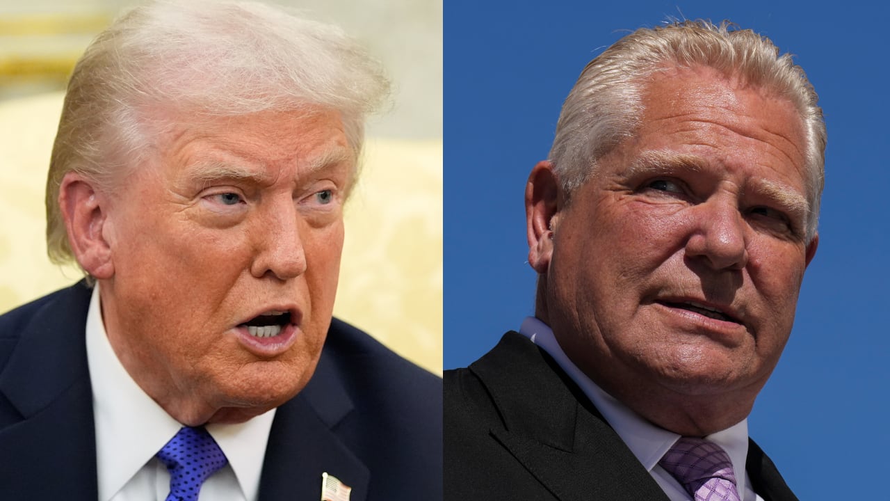 Doug Ford says he'll pause anti-tariff ad that angered Trump