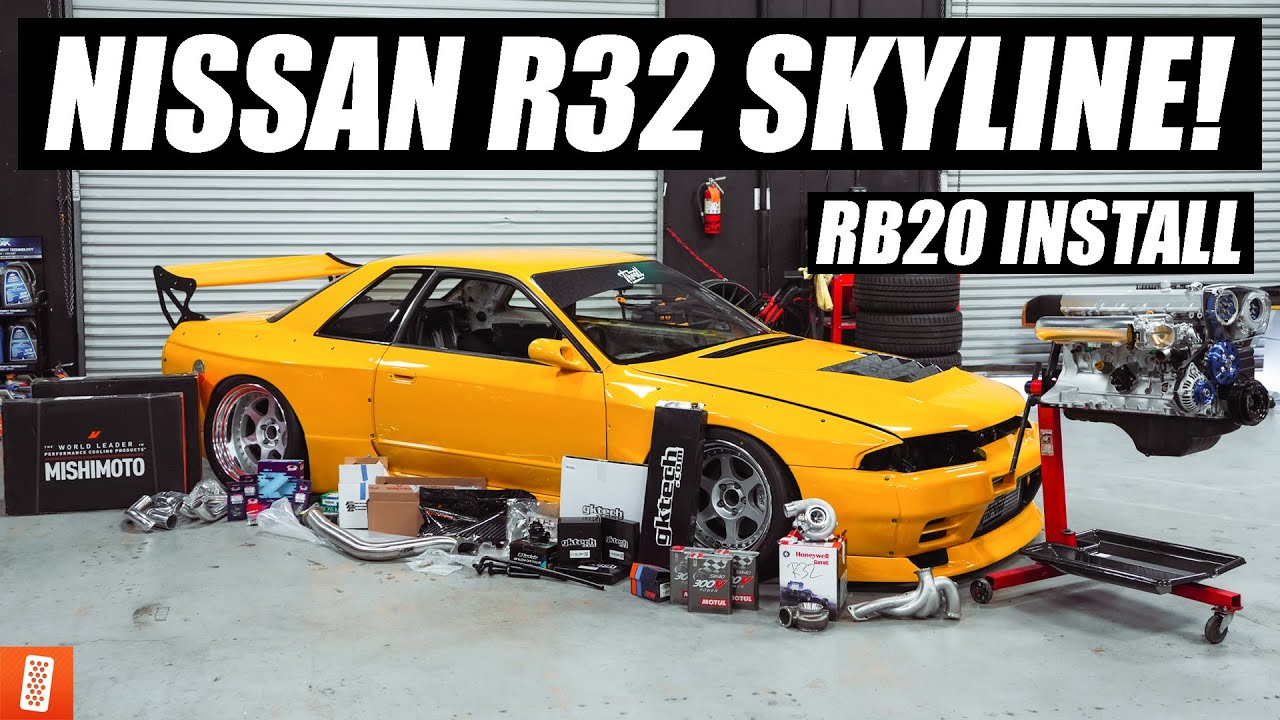 After months of work, the R32 Skyline’s heart beats again