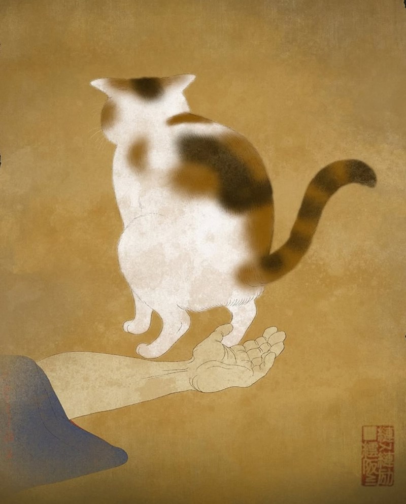 Japanese Painter Uses Traditional Techniques to Capture the Spirit of ...