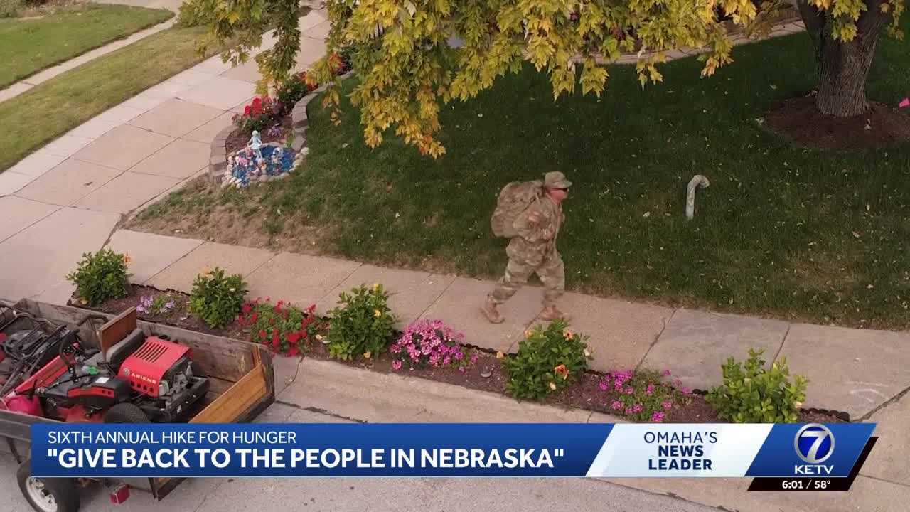 Omaha military members hike for hunger despite government shutdown