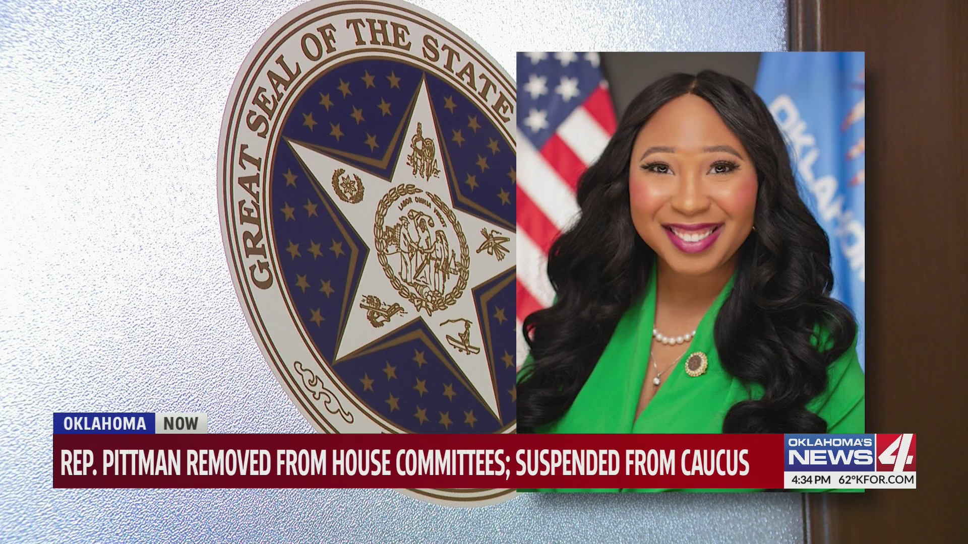 Rep. Pittman removed from house committees; suspended from caucus