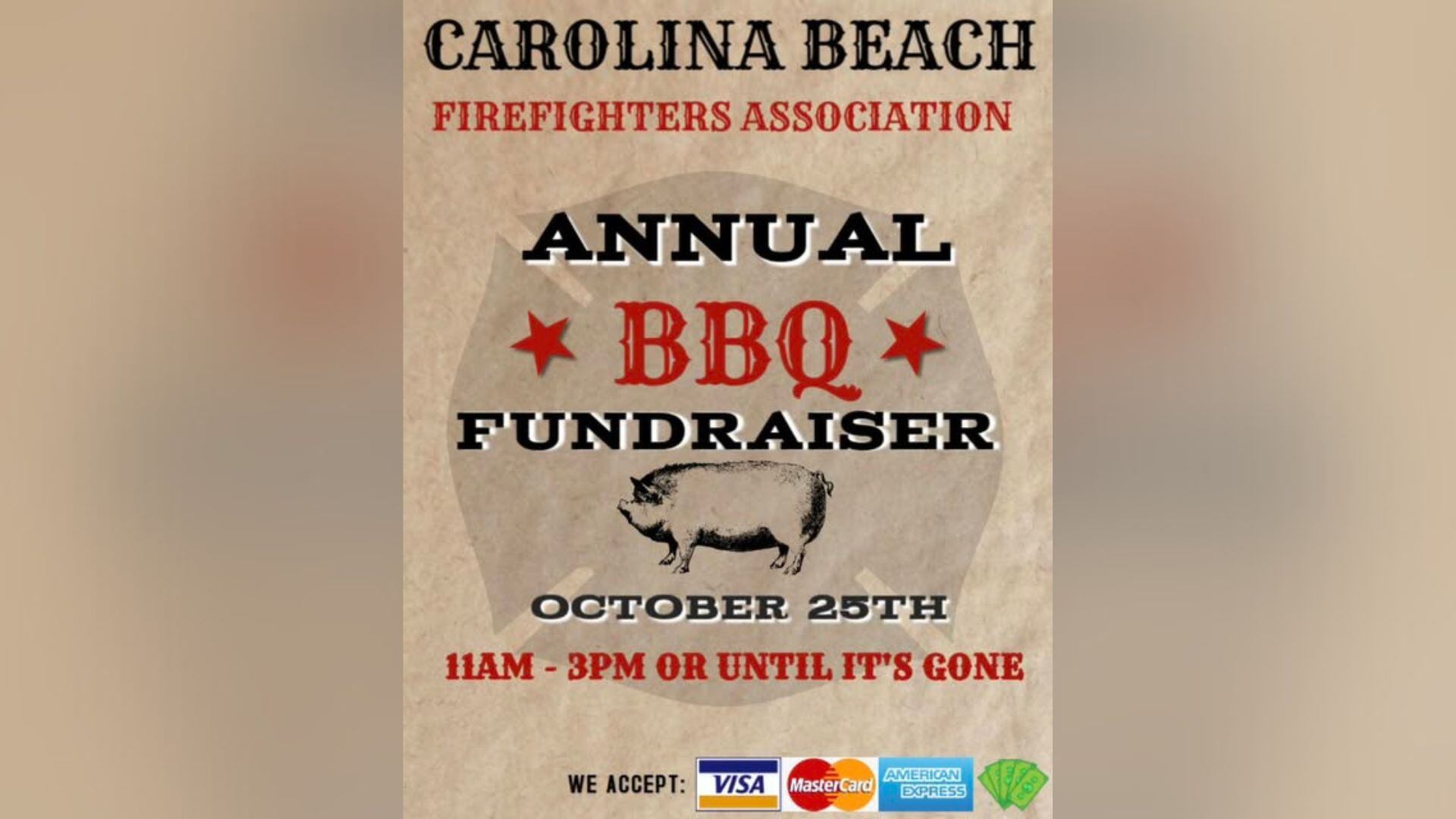 Carolina Beach Fire Department to hold BBQ fundraiser tomorrow
