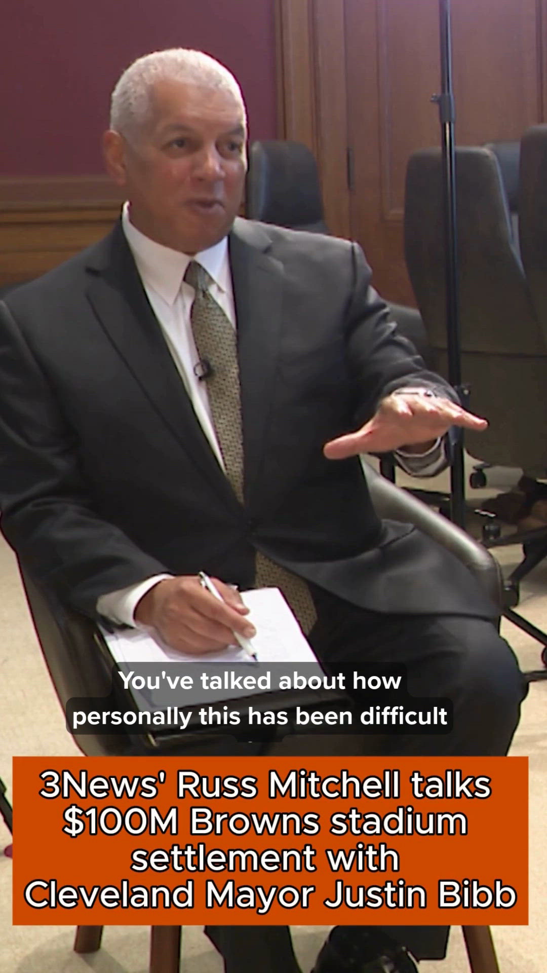 Cleveland Mayor Justin Bibb discusses $100M Browns stadium deal with ...