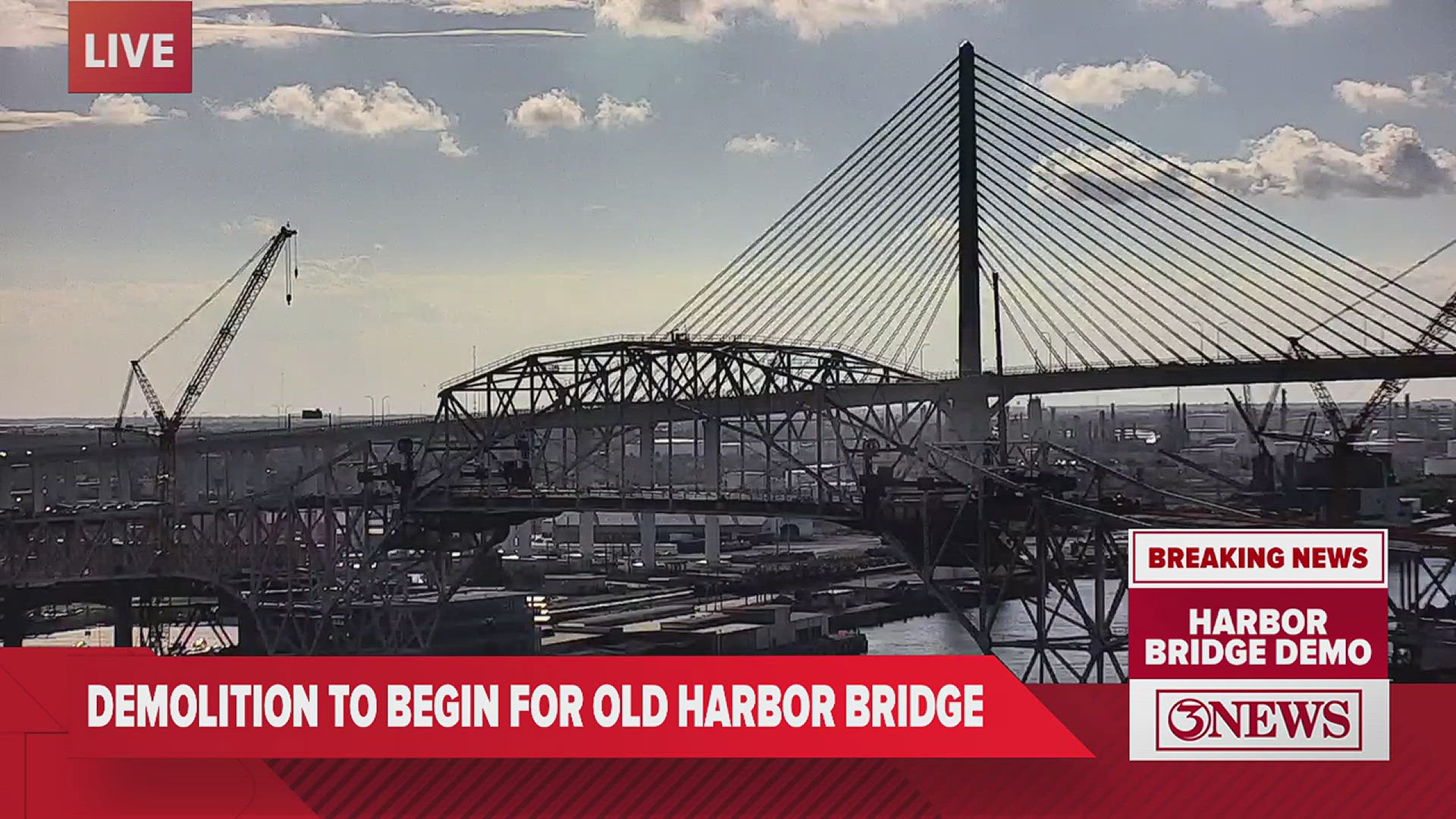 TxDOT begins final phase of old Harbor Bridge removal