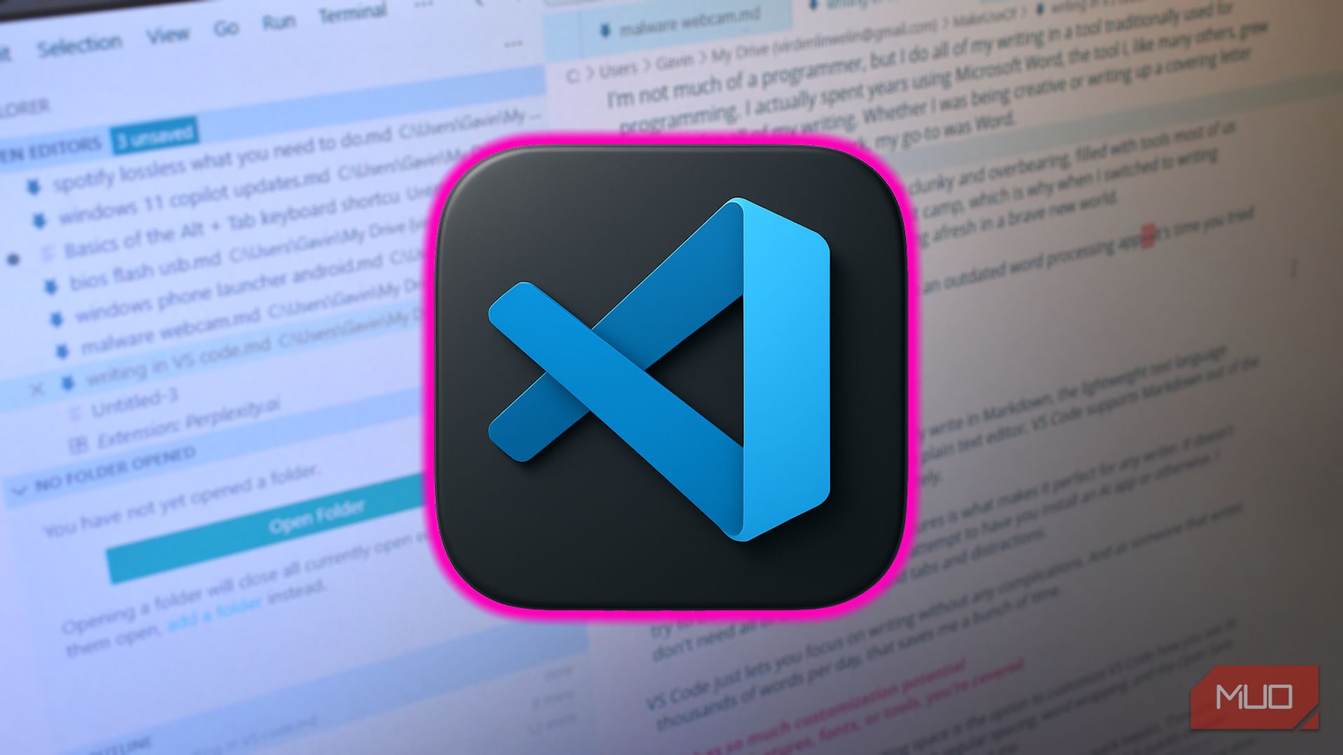 VSCode is the perfect writing app and you can't convince me otherwise