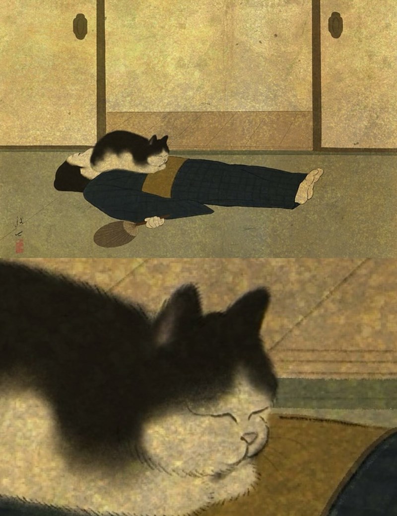 Japanese Painter Uses Traditional Techniques to Capture the Spirit of ...